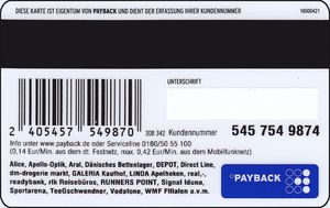 Functional Card: Depot (Payback, Germany, Federal Republic(Depot) Col ...