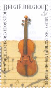 Stamp: Violin (Belgium(Instrument museum) Mi:BE 2964,Sn:BE 1813,Yt:BE ...