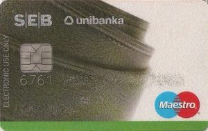 Bank Card: Seb Banka (SEB Latvija Unibanka, LatviaCol:LV-MS-0049