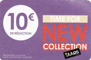 Gift Card: New collection (Jules, France(Jules Reduction) Col:FR-Reduc-003