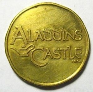 Ficha: Aladdins Castle (Estados Unidos de América(Arcade) Col:US-000196