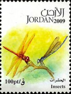Stamp: Dragonfly (Jordan(Insects) Mi:JO 2063,Sn:JO 2014,Yt:JO 1858,Sg ...