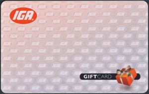 Gift Card: Gift (IGA, Australia) (Iga) Col:AU-IGA-001