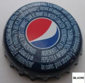 Bottle Cap: Pepsi (PepsiCo Mexico, MexicoCol:SO-MX-00015