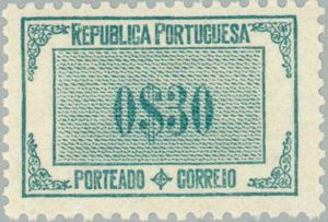 Stamp: Numbers (Portugal(Postage Due - Labelling) Mi:PT P53,Sn:PT J48 ...