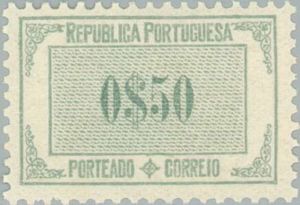 Stamp: Numbers (Portugal(Postage Due - Labelling) Mi:PT P55,Sn:PT J50 ...