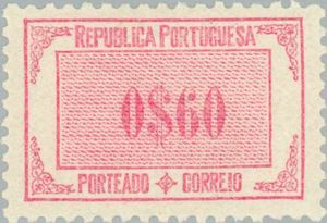 Stamp: Numbers (Portugal(Postage Due - Labelling) Mi:PT P56,Sn:PT J51 ...