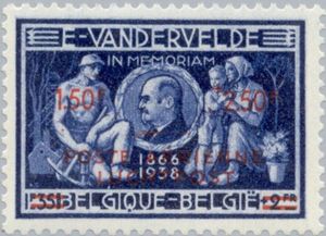 Postzegel: Overprinted 'POSTE AERIENNE-LUCHTPOST' (België(Cipex ...