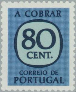 Stamp: Numbers (Portugal(Postage Due - Legend "A COBRAR") Mi:PT P76,Sn ...