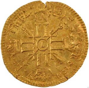 Coin: 1 Louis d'or (Louis XIV. 8 L's Symbols. - I - Limoges) (France ...