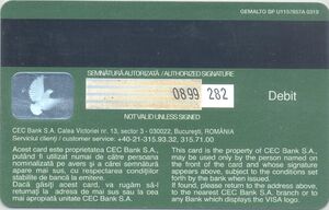 Bank Card: CEC Bank (CEC / Casa de Economii si Consemnatiuni ...