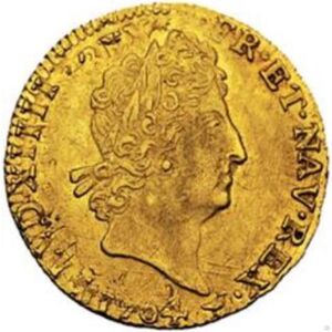 Coin: 1 Louis d'or (Louis XIV. Symbols - 9 - Rennes) (France(1643~1715 ...