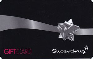 Gift Card: Silver ribbon (Superdrug, United Kingdom of Great Britain ...