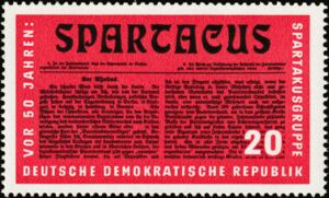 Stamp: Spartakus Letter (Germany, Democratic Republic (DDR)(50th ...