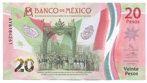 Banknote: 20 Pesos (Mexico(2021-2022 "Bicentennial of Independence ...