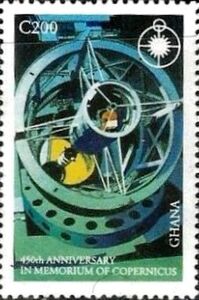 Stamp: Tools used by Copernicus (Ghana(450th Anniversary of the Death ...