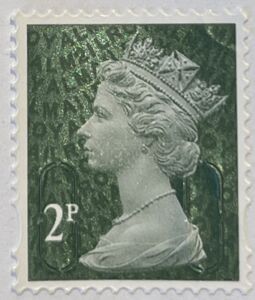 Stamp: Queen Elizabeth II - Security Machin - M21L (United Kingdom of Great Britain & Northern ...