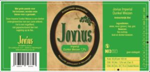 Drink Label: Jovius Imperial Dunkel Weizen (Brouwerij Jovius ...