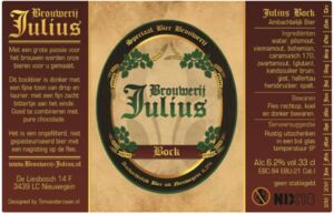 Drink Label: Julius Bock (Brouwerij Julius, NetherlandsCol:NL-BEER-029998