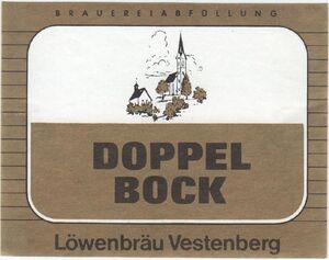 Drink Label: Löwenbräu Doppelbock (Löwenbräu Vestenberg, Germany ...