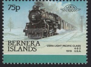 Stamp: Usra Light Pacific Class 4-6-2 1919 USA (Scotland, Bernera ...
