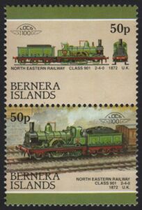 Stamp: Class 901 2-4-0 1872 UK (Scotland, Bernera Island: Cinderella ...
