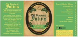 Drink Label: Julius Imperial Dunkel Weizen (Brouwerij Julius ...