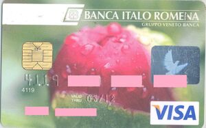 Bank Card: Apple (Banca Italo Romena, RomaniaCol:RO-VI-0190