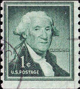 Stamp: George Washington (1732-1799), First President of the U.S.A ...