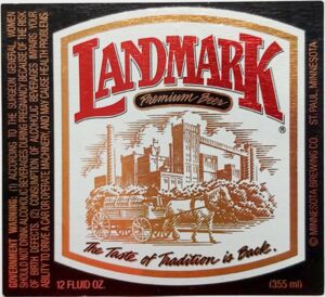 Drink Label: Landmark Premium Beer (Minnesota Brewing Company, United ...