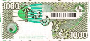 Banknote: 1,000 Gulden (Netherlands(1989-1999 De Nederlandsche Bank ...