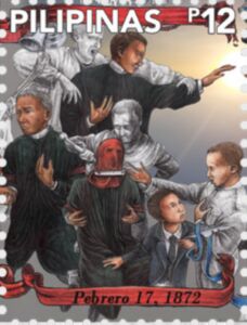 Stamp: Pebrero 17, 1872 (Philippines(Execution of Gomez, Burgos and ...