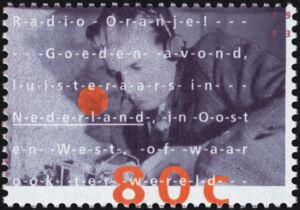 Stamp: Architect Jan Kuijt Listening in Secret (Netherlands(Radio ...