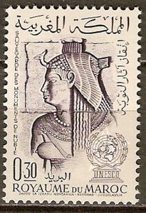 Stamp: Isis (Morocco(UNESCO - Nubia Monuments Saving) Mi:MA 521,Sn:MA ...