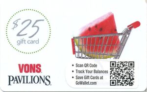 Gift Card: Watermelon (Vons / Pavilions, United States of America(Vons ...