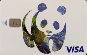 Bank Card: WWF. Panda (Tinkoff Credit Systems, RussiaCol:RU-VI-1269.05