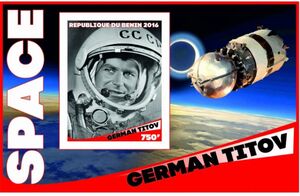 Stamp: Space German Titov (Benin: Illegal Stamps(Space German Titov ...