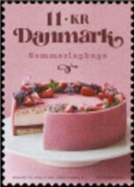 Stamp: Summer Layer Cake (Denmark(Cakes (2021)) Mi:DK 2050,Yt:DK 1997 ...