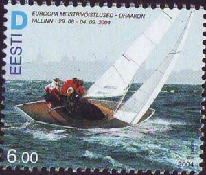 Stamp: 75th European Championships in Dragon Class, Tallinn (Estonia ...