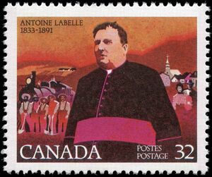 Stamp: Father Antoine Labelle, 1833-1891 (Canada(19th Century Social ...