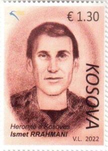 Stamp: Ismet Rrahmani (Kosovo(Heroes of Kosovo (2022)) Col:KO 20220612.02