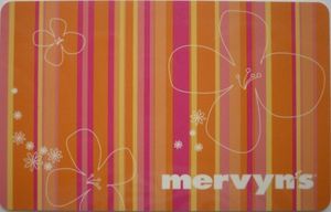 Gift Card: Flowers (Mervyn's, United States of America(Mervyn's) Col:US ...