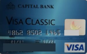 Bank Card: Capital Bank Visa Classic (Capital Bank, MongoliaCol:MN-VI-0054