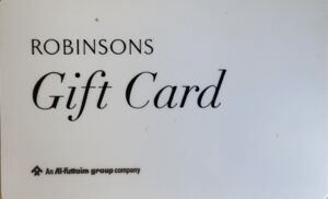 Gift Card: Robinsons White Card (Robinsons, Singapore(Robinsons) Col:SG ...