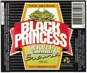 Drink Label: Black Princess Export (Cervejaria Princeza LTDA ...