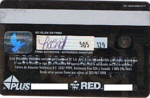 Bank Card: Liverpool Premium Card (Liverpool, MexicoCol:MX-VI-0136