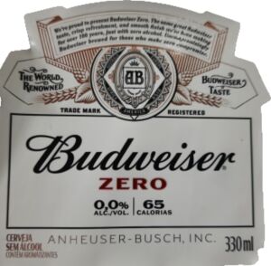 Drink Label: Budweiser Zero (Ambev, BrazilCol:BR-BEER-000874