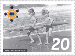 Stamp: Advantage Australia - Australians 4/30 (Australia: Cinderella ...
