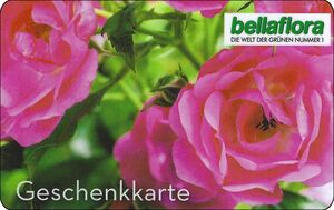Gift Card: Rose (Bellaflora, Austria(Bellaflora) Col:At-bellaflora-017b