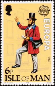 Stamp: 19th Century Mailman (Isle of Man(Europa (C.E.P.T.) 1979 ...
